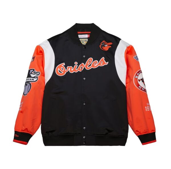 Baltimore Orioles Mitchell & Ness Cooperstown Collection Team Jacket ...