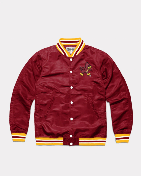 Iowa State University Cardinal Letterman Jacket - A2 Jackets
