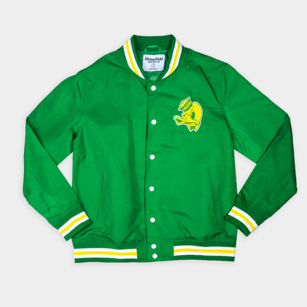 Oregon Ducks Retro Logo Bomber Jacket - A2 Jackets
